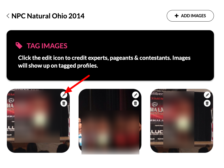 How to tag/untag a profile in a photo – Pageant Planet